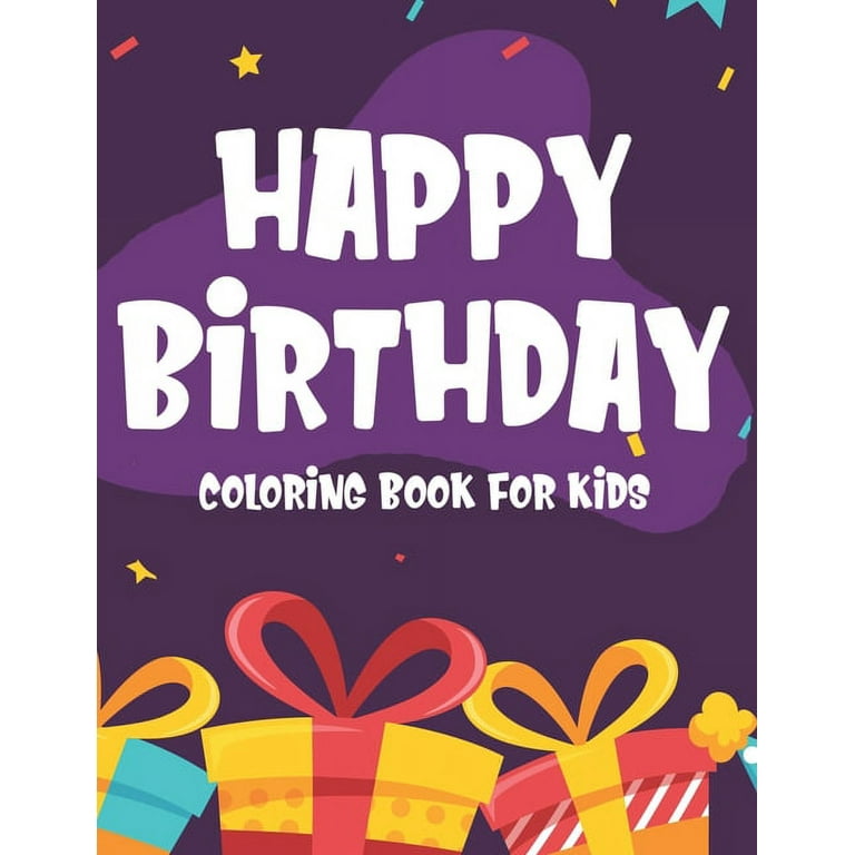 coloring pages of birthday hats