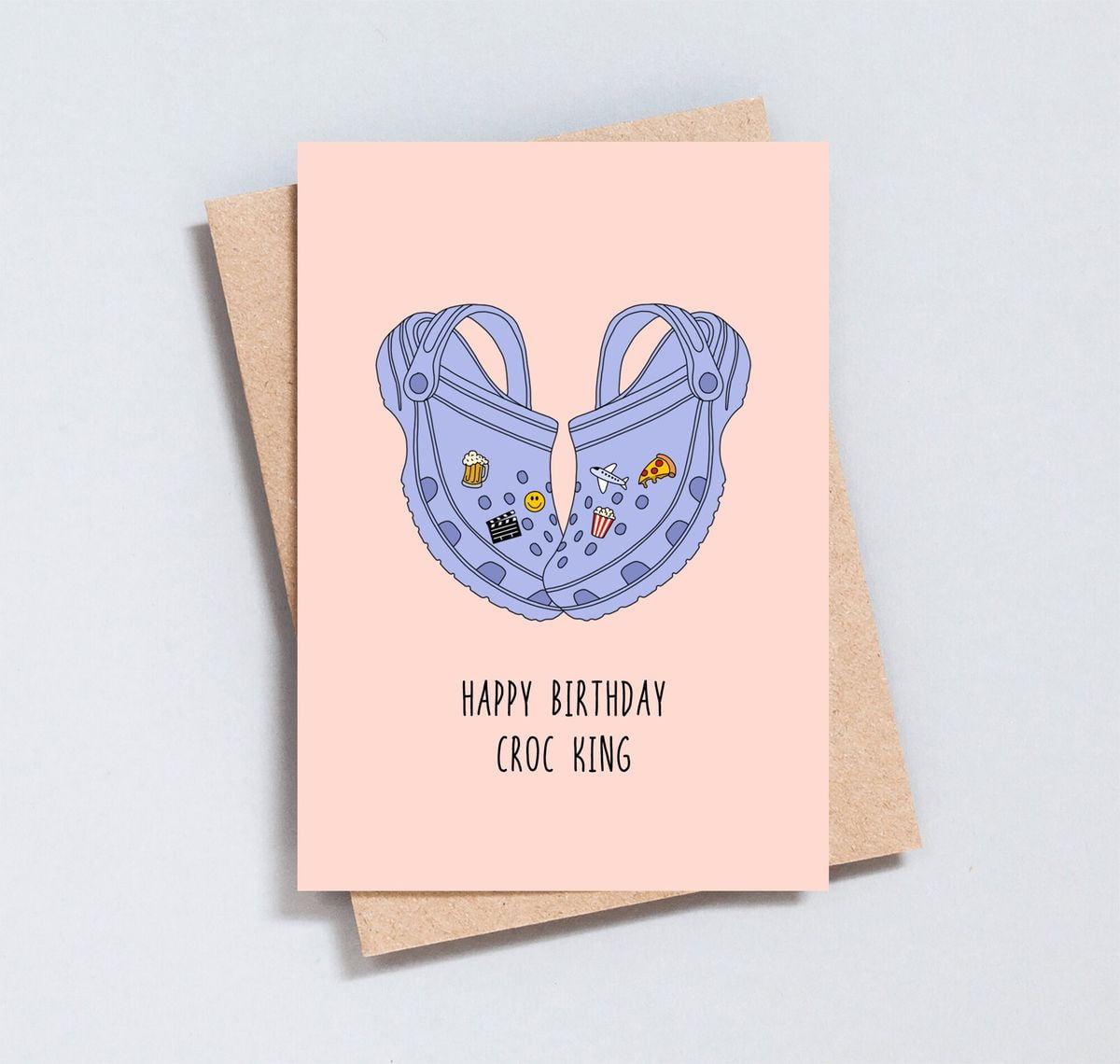 Happy Birthday Croc King Card – Fun Crocs Design with Stickers ...