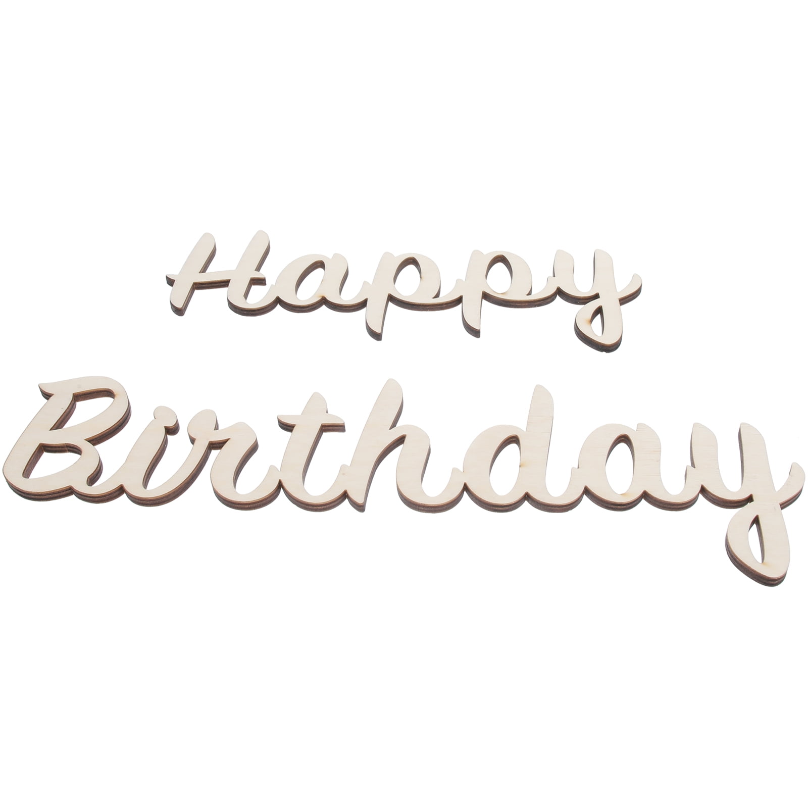 Happy Birthday Cutouts Wall Decor Emblems Sign Bedroom Decore for ...