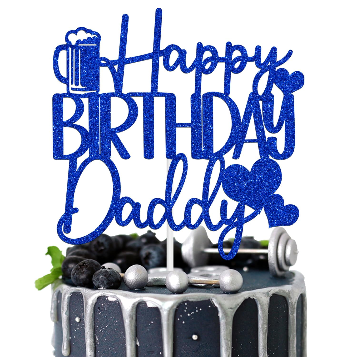 Happy Birthday DaddyTRDN Cake Topper, Happy Birthday Father, Best Dad ...