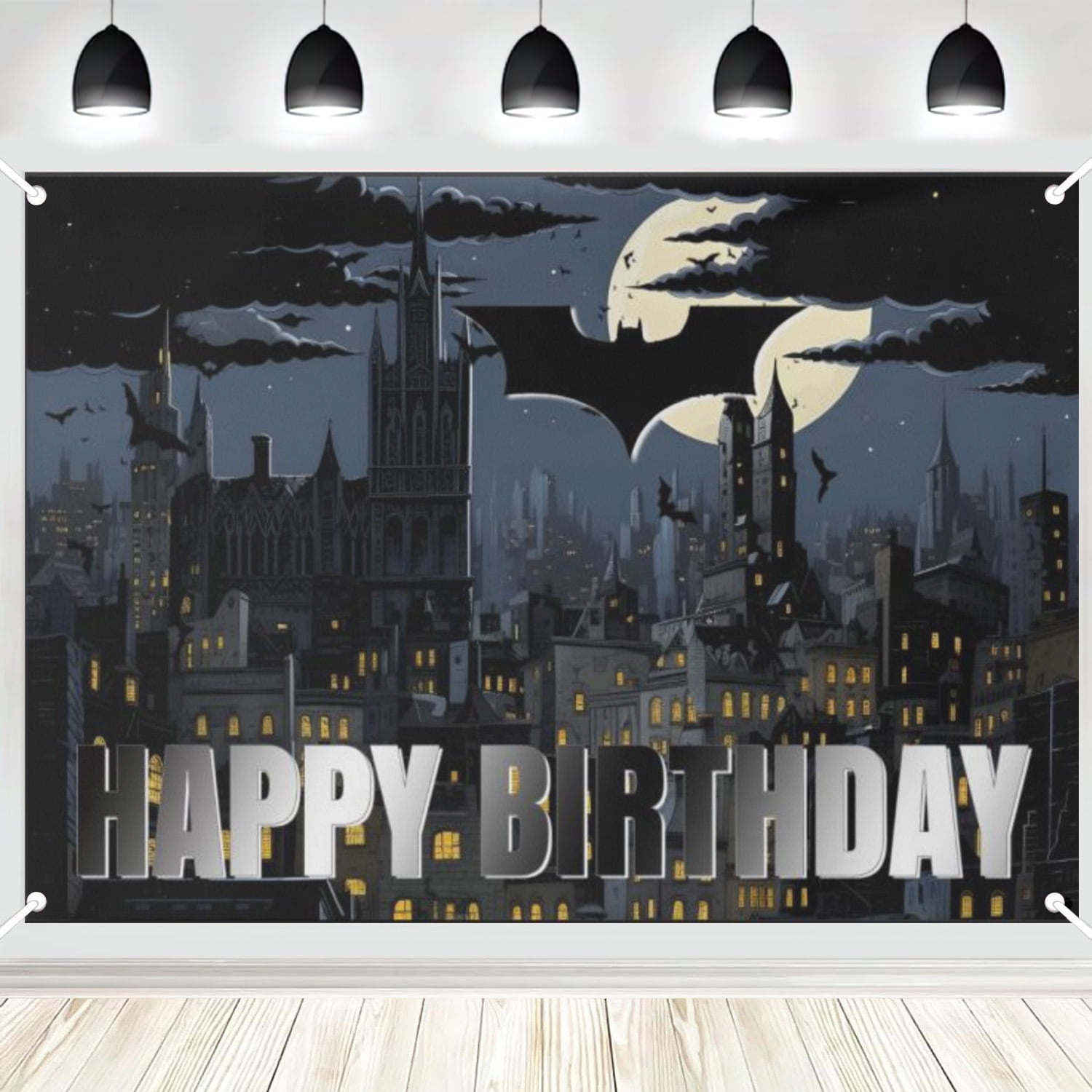 Happy Birthday Decorations Backdrop, Glitter Birthday Backdrop Sign, Happy Birthday Banner ...