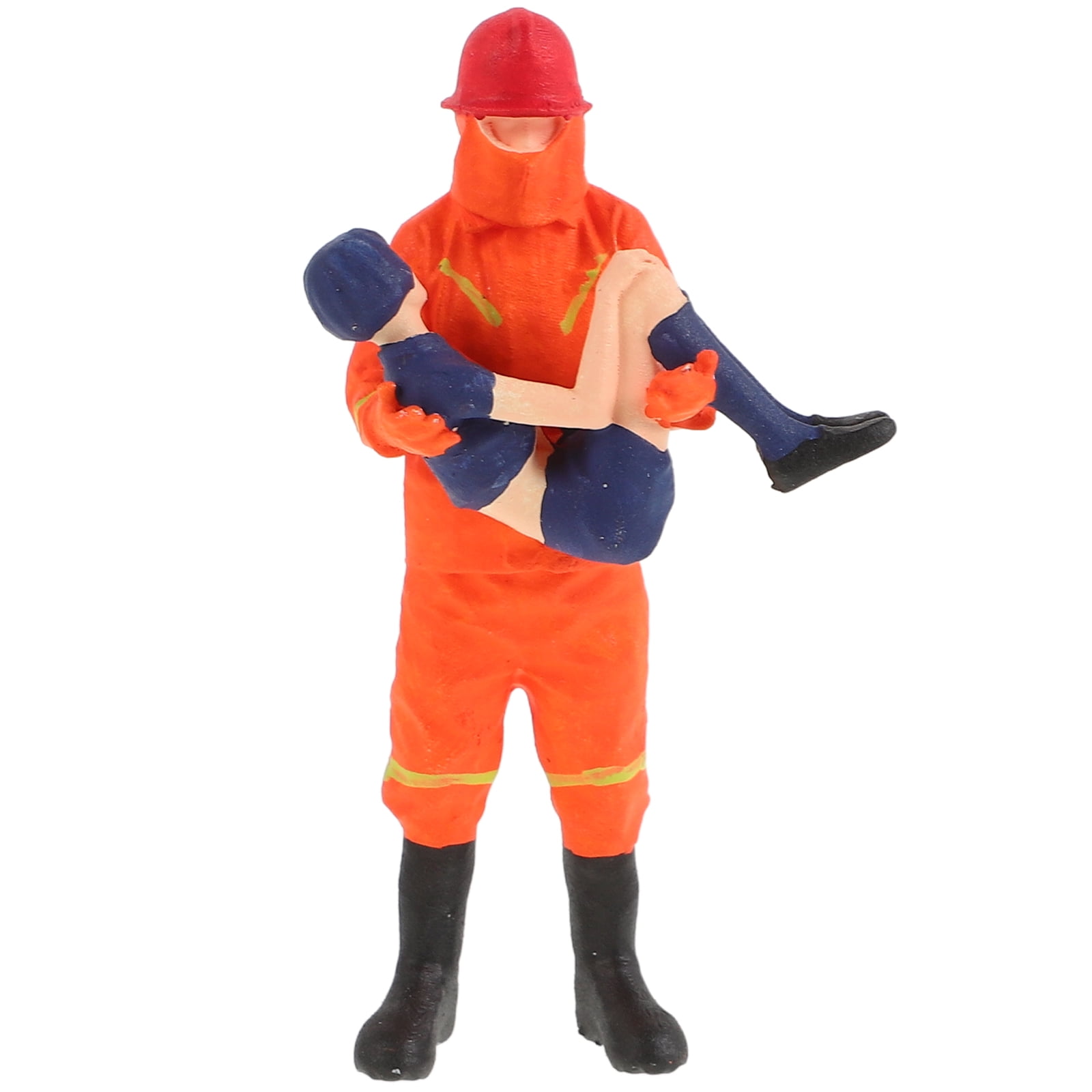 Happy Birthday Decorations Miniature Firefighter Doll Child Work ...