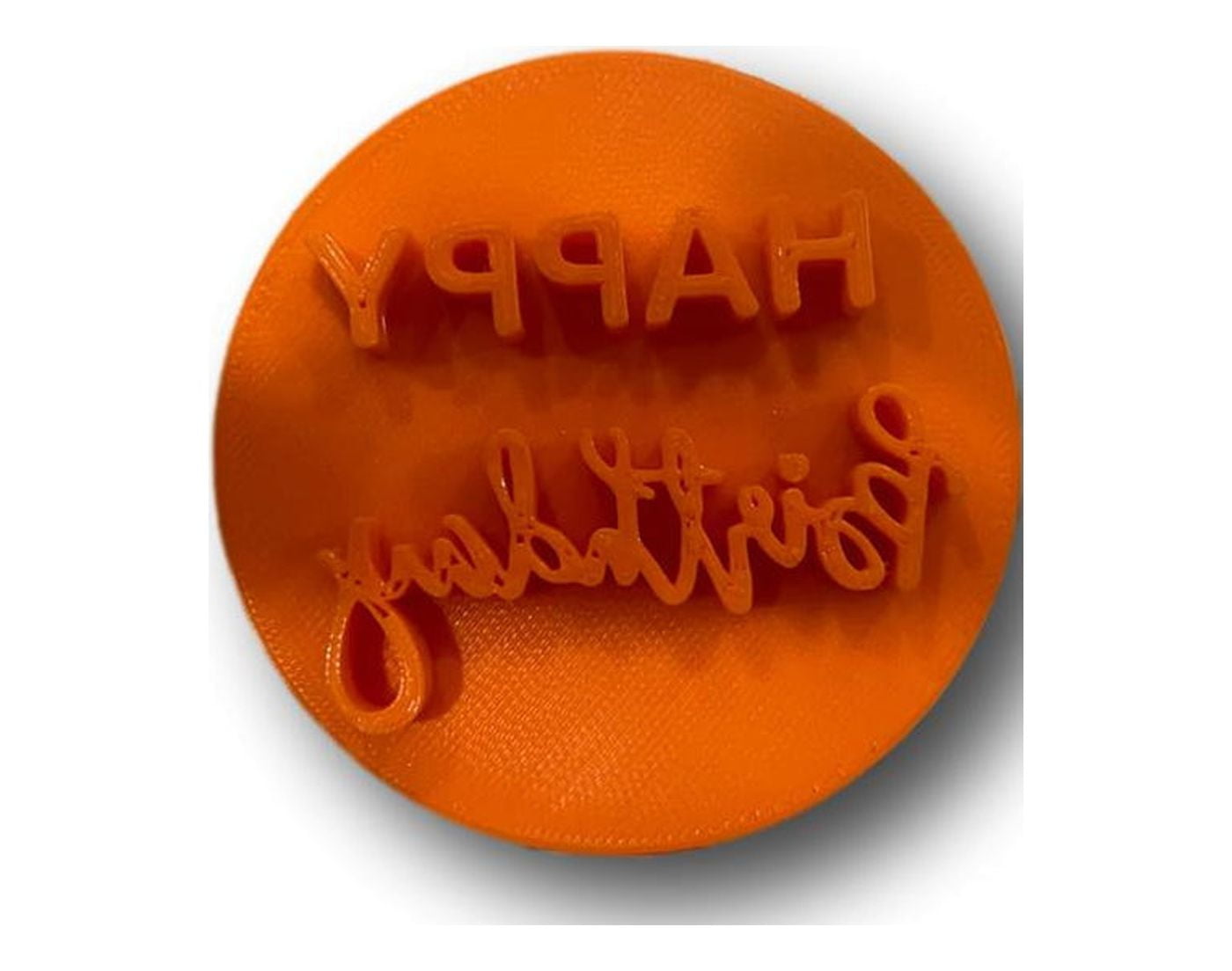 Happy Birthday Embosser/Stamp Cake Cookie Embosser, Icing Stamp ...