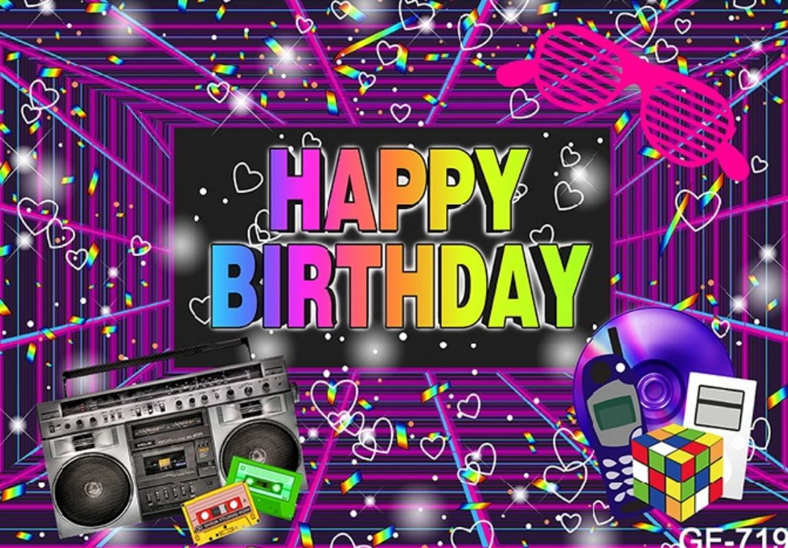 Happy Birthday Freedom Background Photography Backdrops Vinyl Baby ...