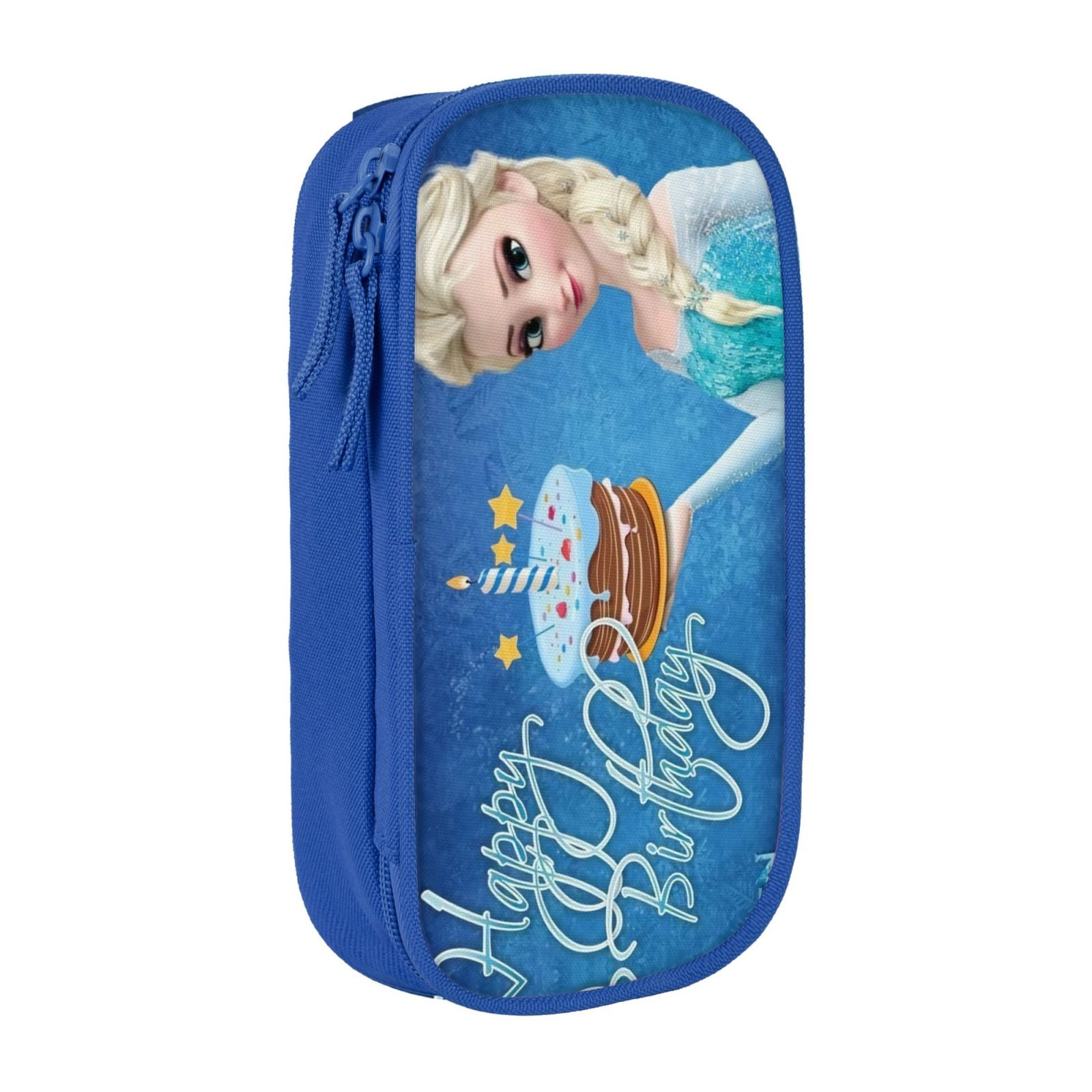 Happy Birthday Frozen Elsa Pencil Case,Pencil Pouch,Big Pencil Bag ...