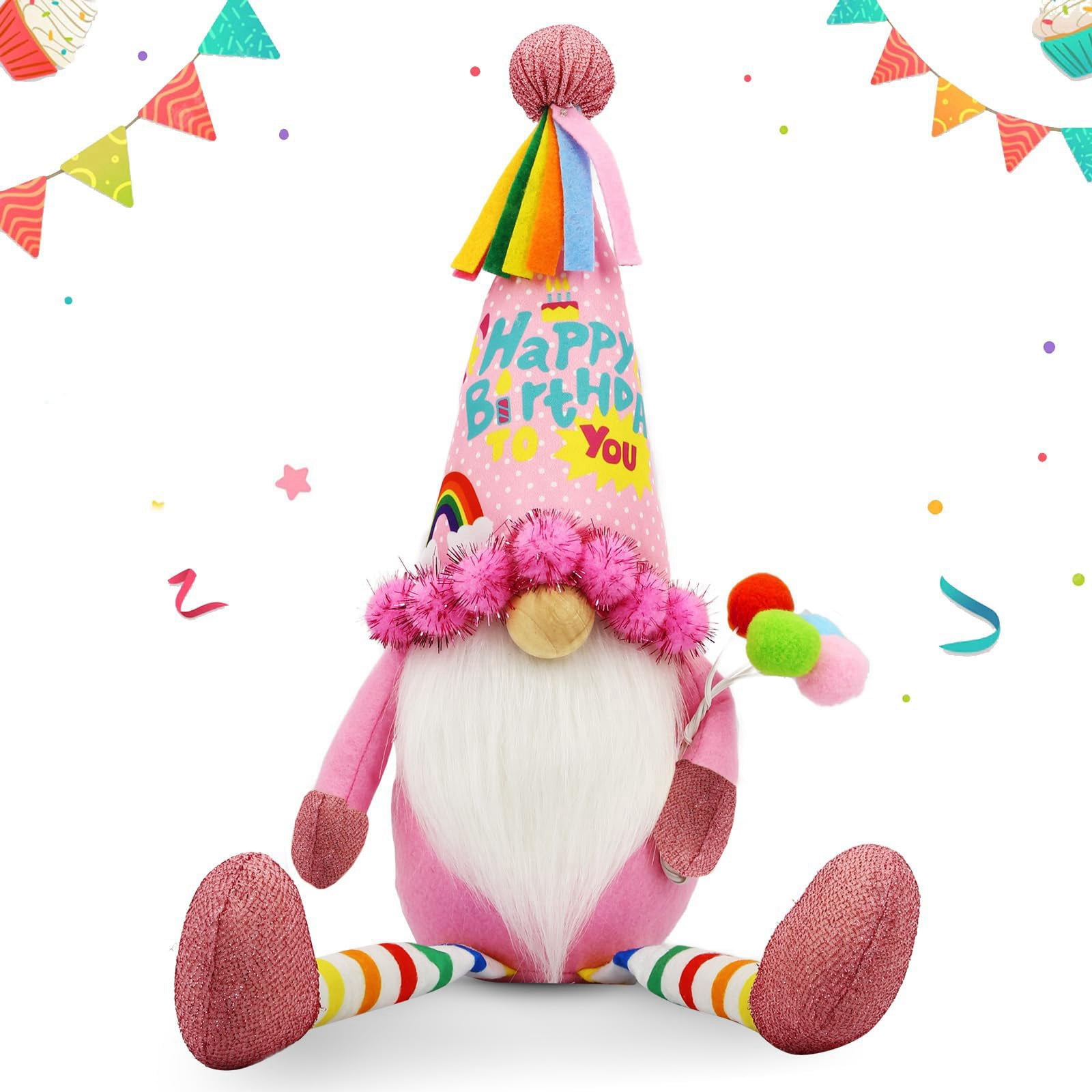 Happy Birthday Gnomes Gifts for She Girls Happy Birthday Plush Toys ...