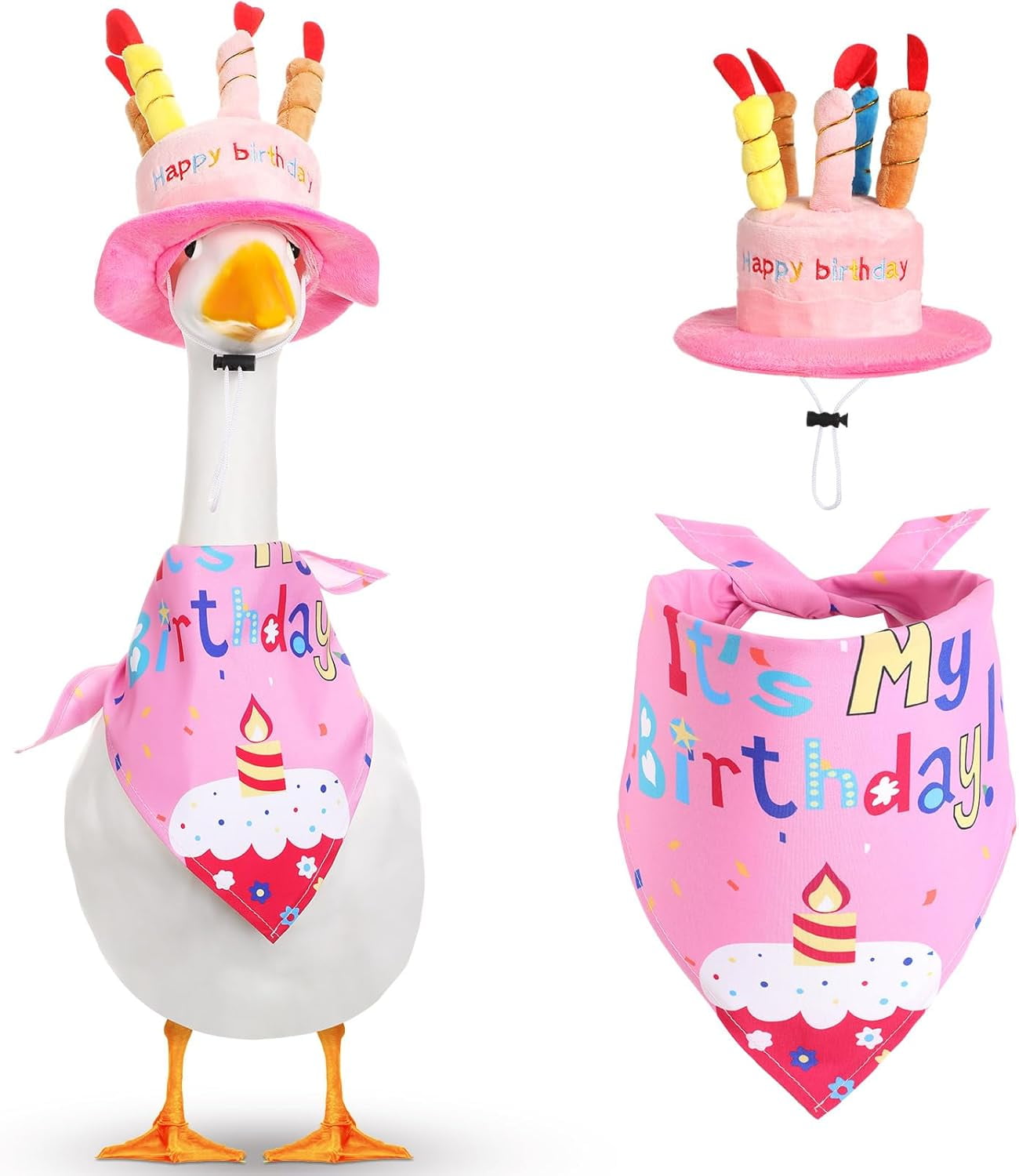 Happy Birthday Goose Outfit Porch Goose Outfits with Happy Birthday ...