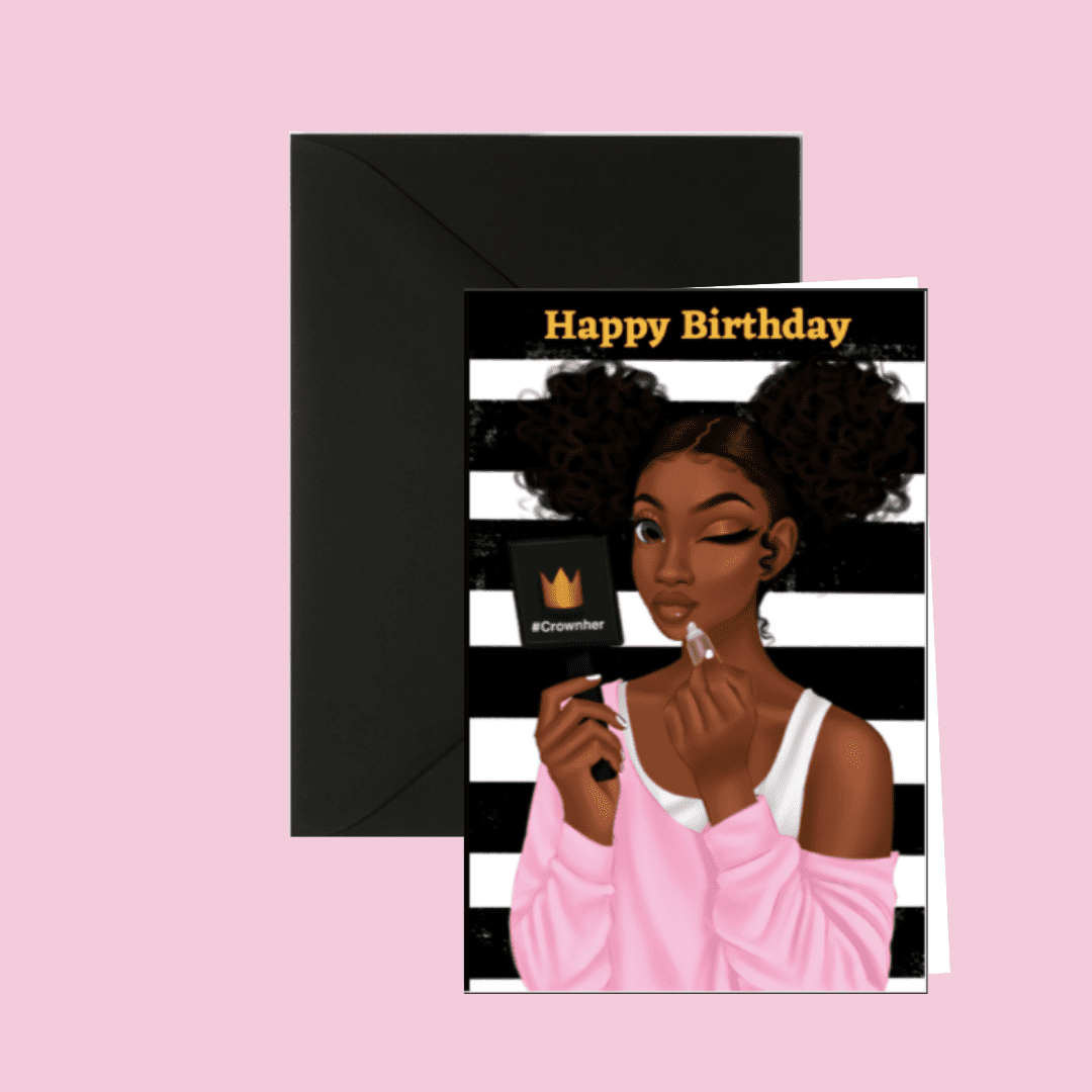 Happy Birthday Greeting Card (Symone) - Walmart.com
