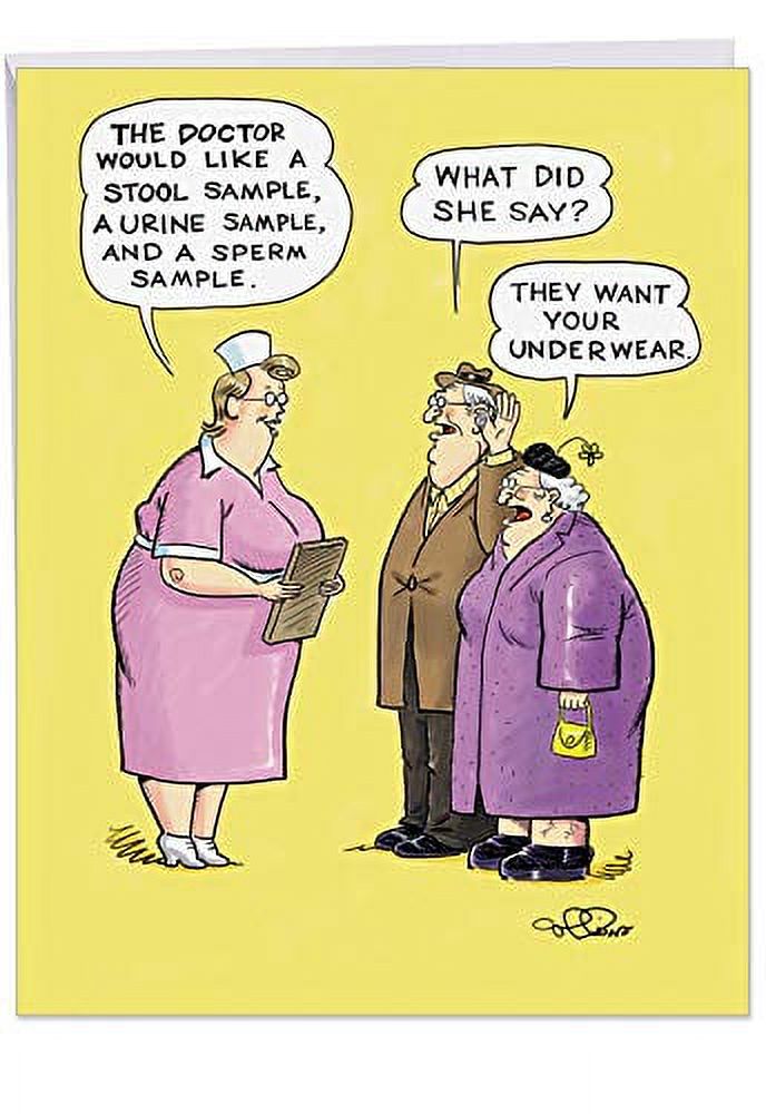 Happy Birthday Greeting Card With Envelope 85 x 11 Inch - Hilarious ...