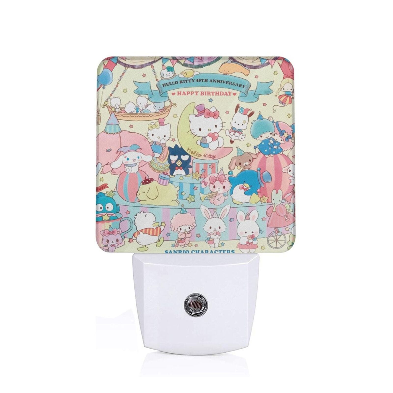 Happy Birthday Kuromi Melody Hello-Kitty Night Light,LED Night Light ...
