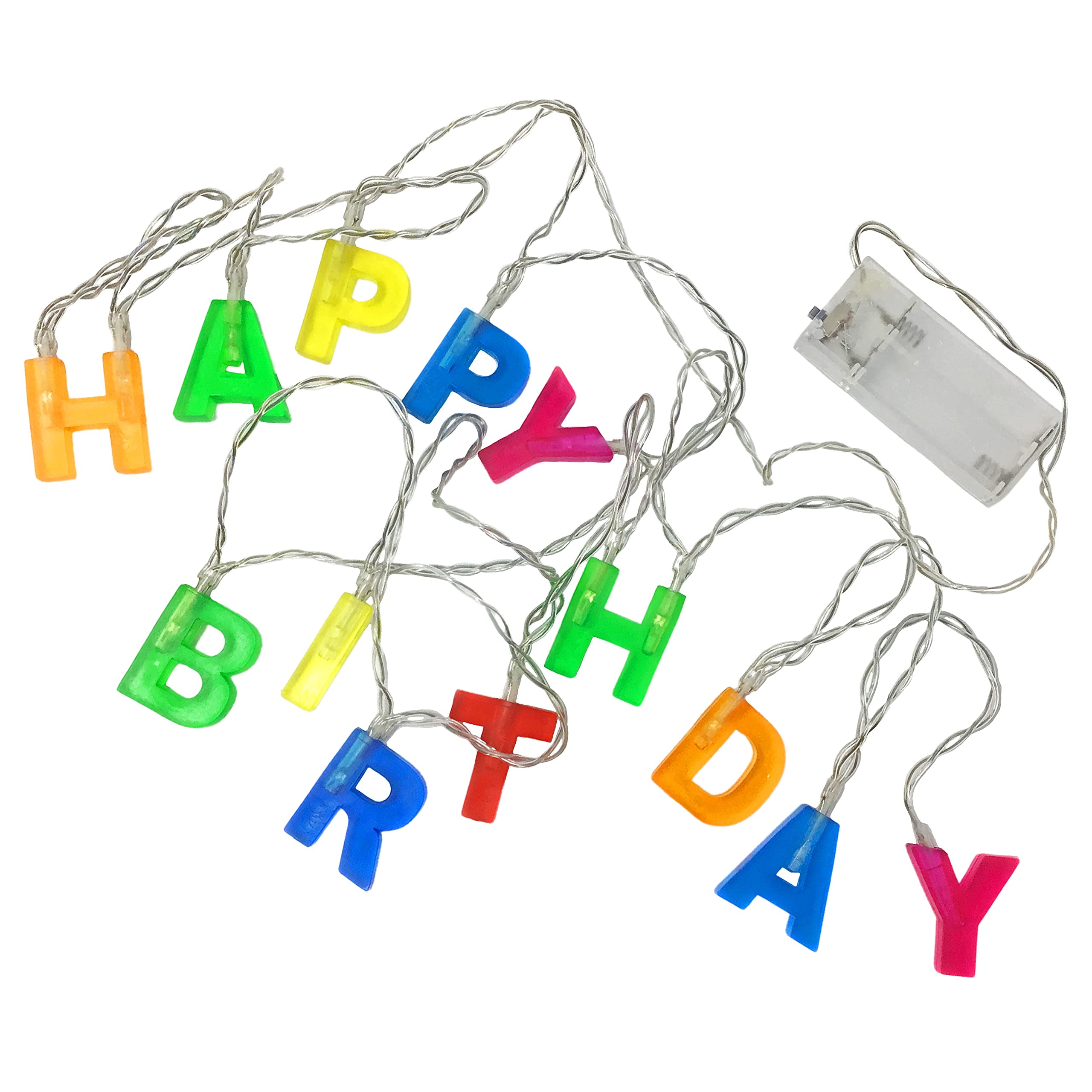 Happy Birthday Lighted String Light - 13 Colorful Lights make this ...