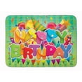 Happy Birthday Machine Washable Memory Foam Mat - Walmart.com