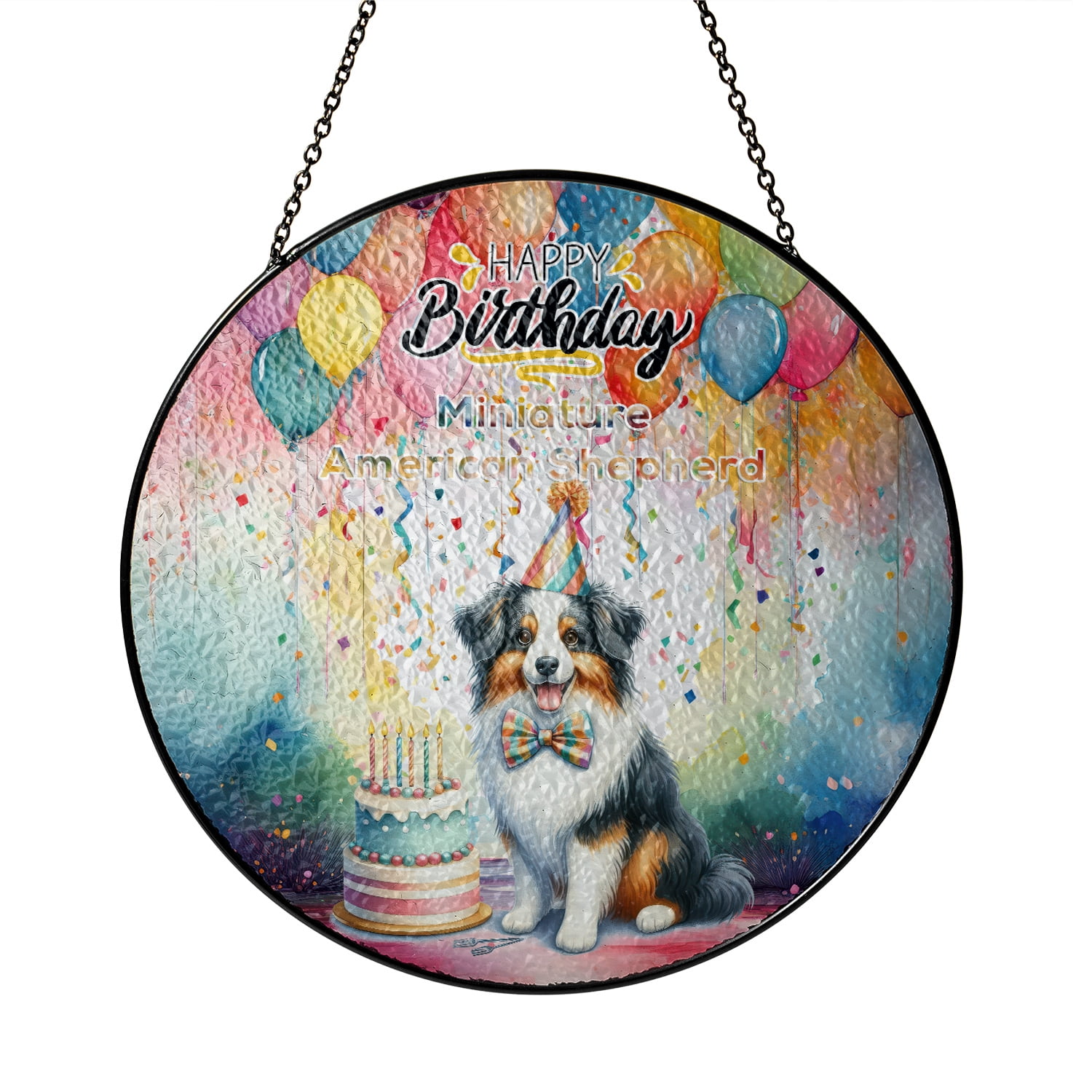 Happy Birthday to Miniature American Shepherd Kitten Party Balloons ...