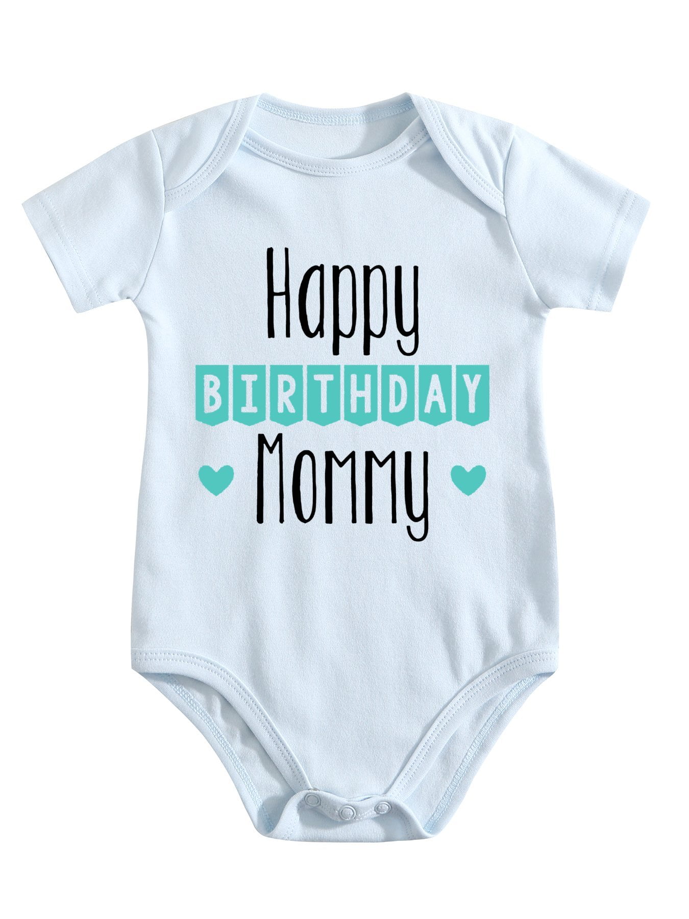 Happy Birthday Mommy - Baby Clothes Onepiece Bodysuit Babygrow Rompers ...