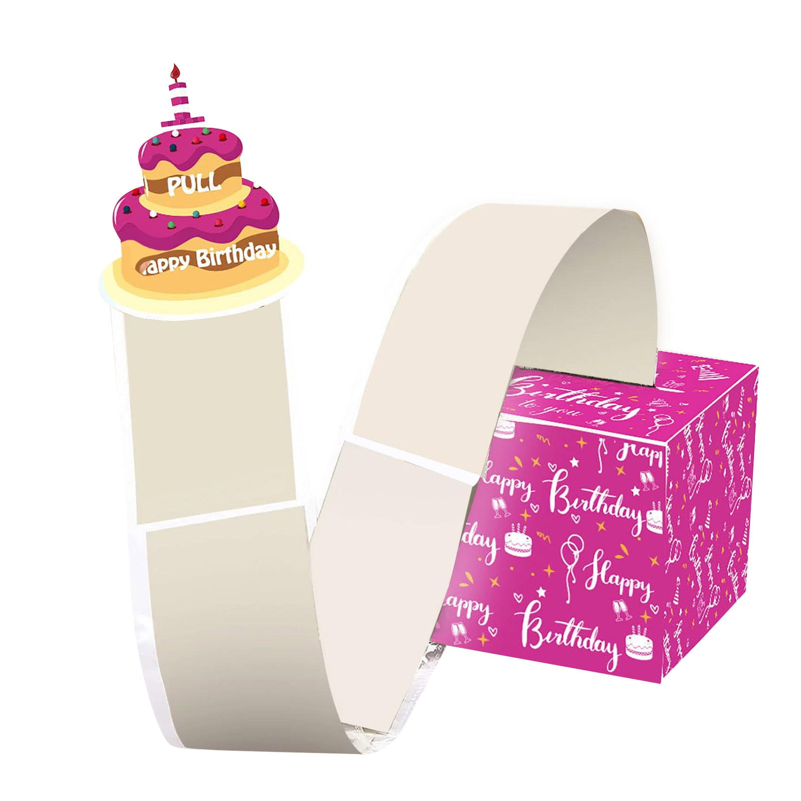 Happy Birthday Money Box Cash Gift Pull, Cash Gift Box, Cash Gift Black ...