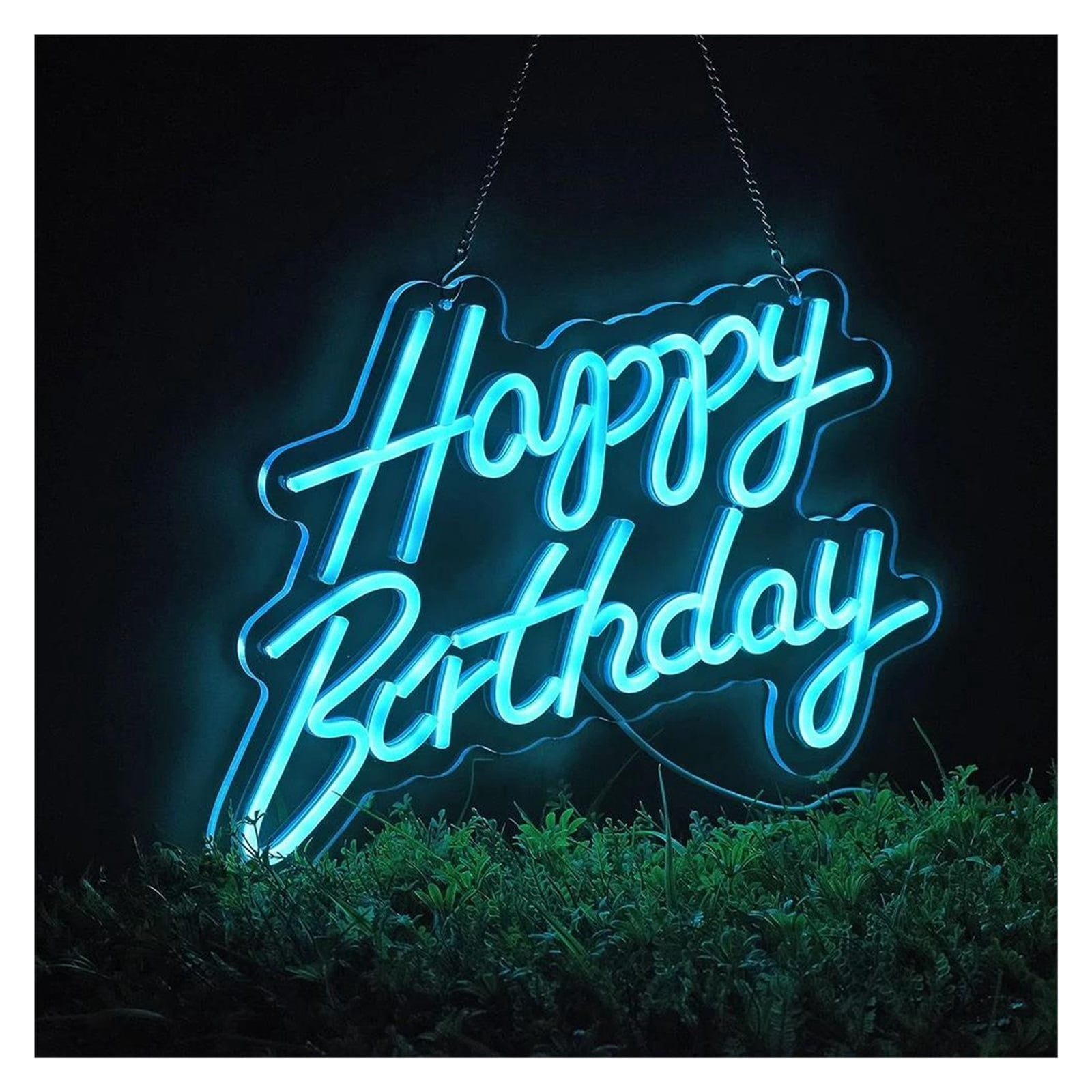 Happy Birthday Neon Sign LED Light Dimmable USB Powered For Backdrop ...