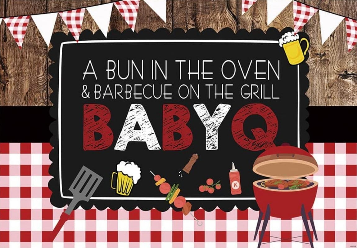 Happy Birthday Party BBQ Meadow Wild Party Backdrop Photography ...