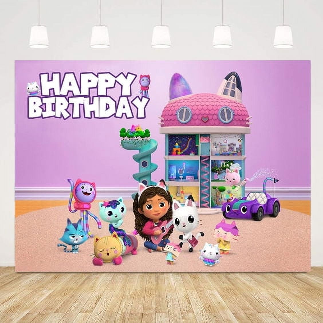 Happy Birthday Party Backdrop 6x4 ft Vinyl Photo Backdrop Birthday ...