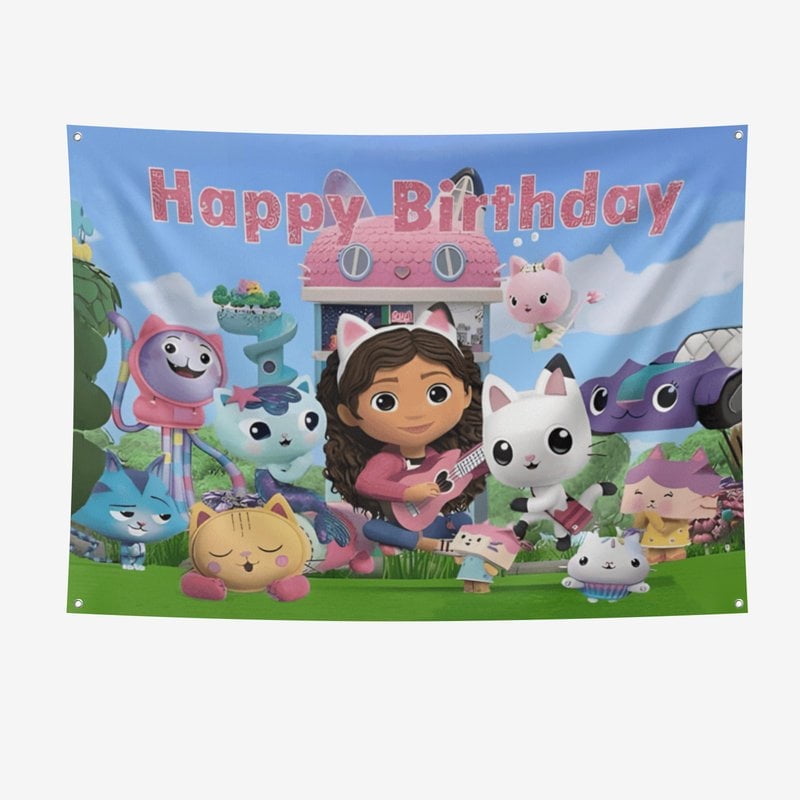 Happy Birthday Party Backdrop 6x4 ft Vinyl Photo Backdrop Birthday ...