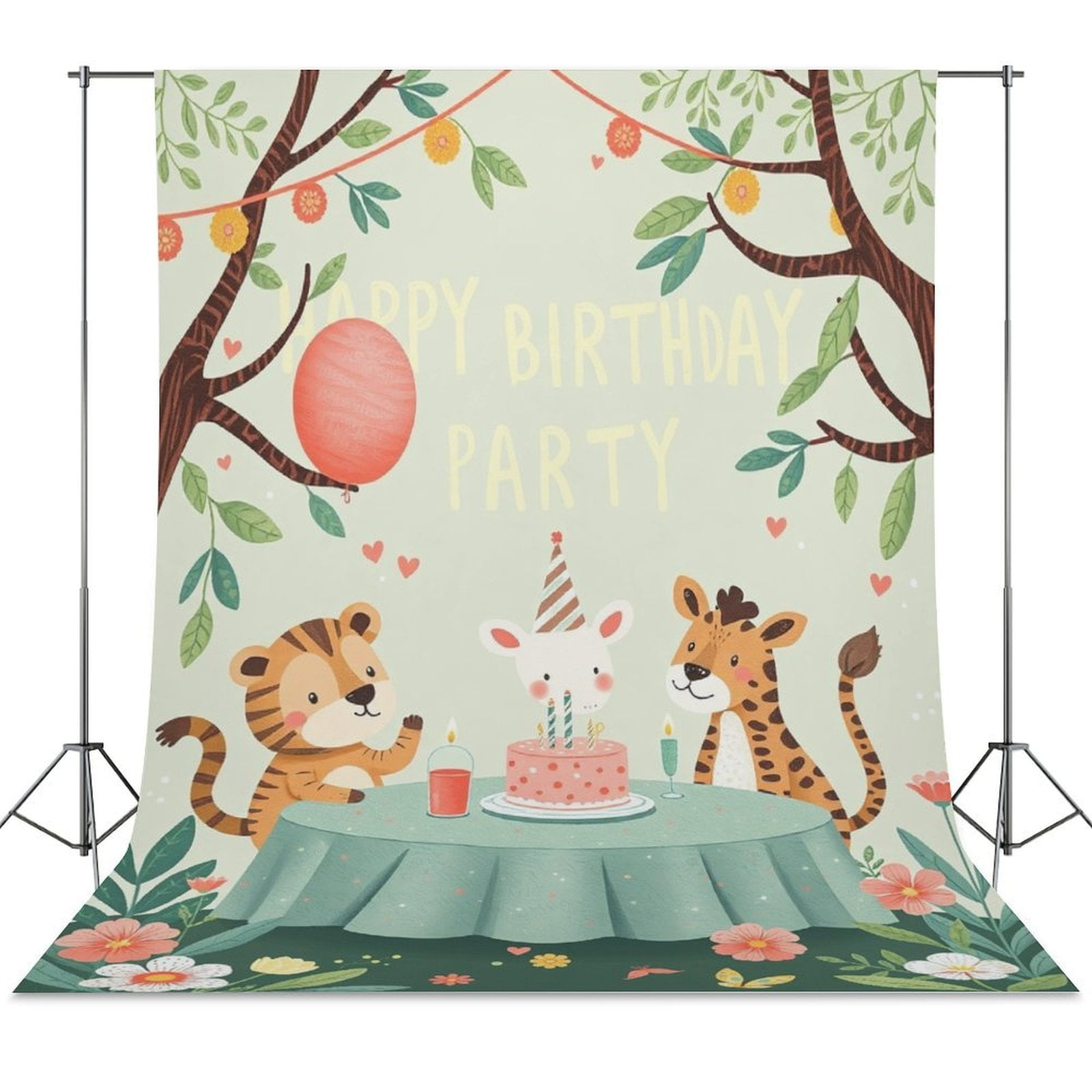 Happy Birthday Party Party Backdrop Birthday Decoration Backgrounds for ...