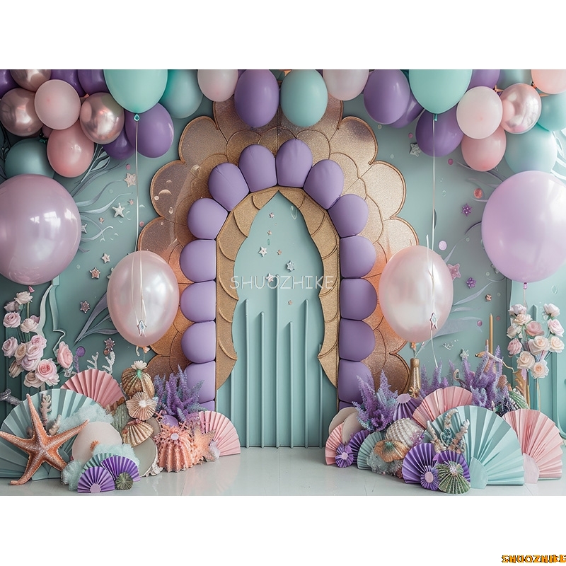 Happy Birthday Party Photography Backdrop Baby Shower Newborn Portrait ...