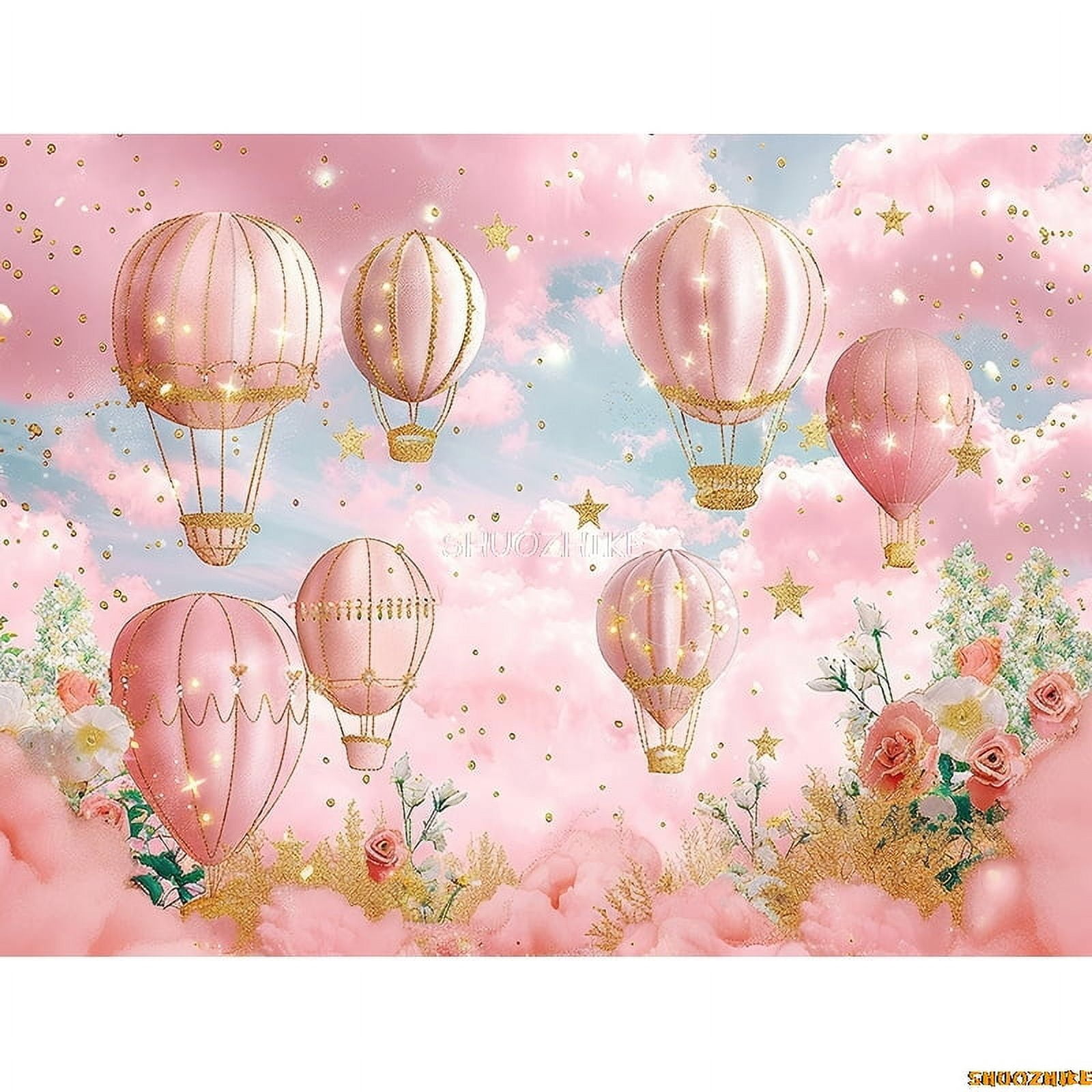 Happy Birthday Party Photography Backdrops Props Wedding Colorful ...