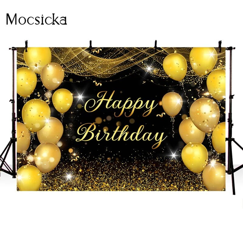 Happy Birthday Photography Backdrop Children Portrait Photo Wallpaper ...