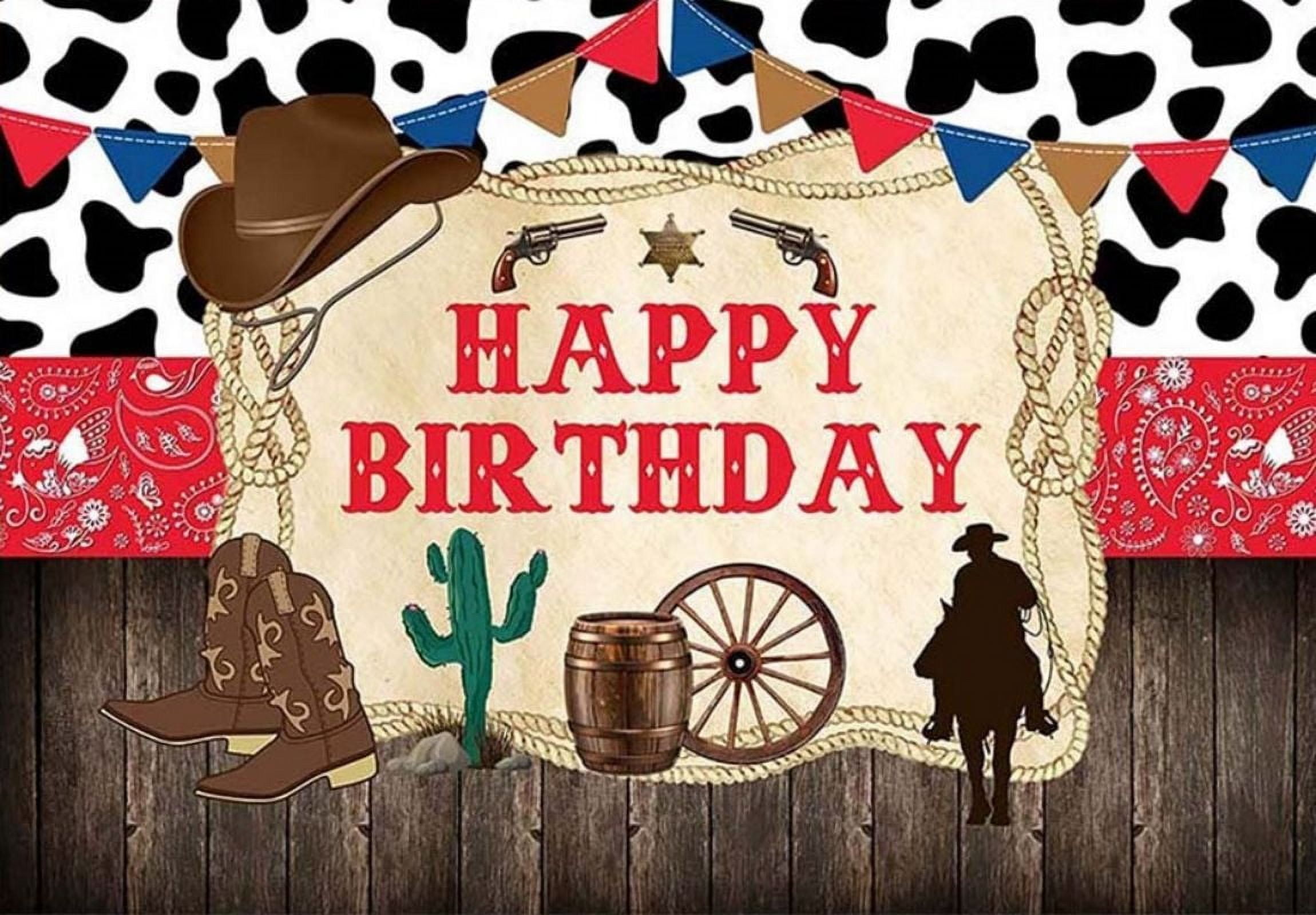 Happy Birthday Photography Backdrops Banner Background Photo Four-wheel ...