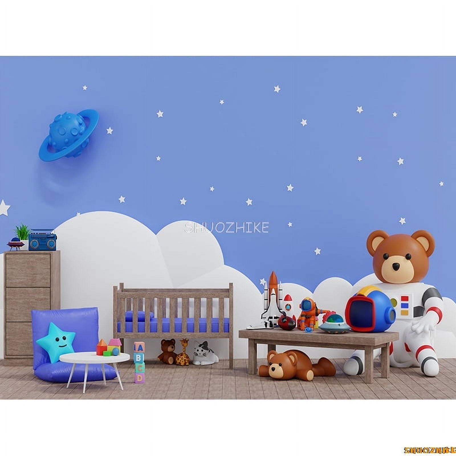 Happy Birthday Photography Backdrops Props Colorful Balloons Party ...