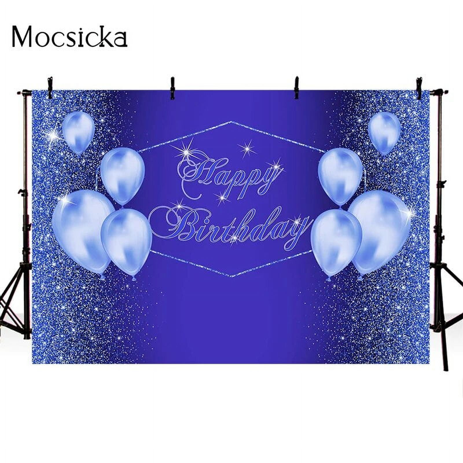 Happy Birthday Photography Background Balloon Shiny Decoration Props ...