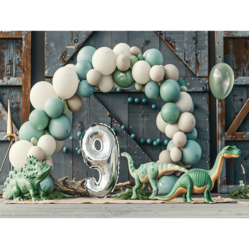 Happy Birthday Photography Background Number Bear doll Hydrogen balloon ...