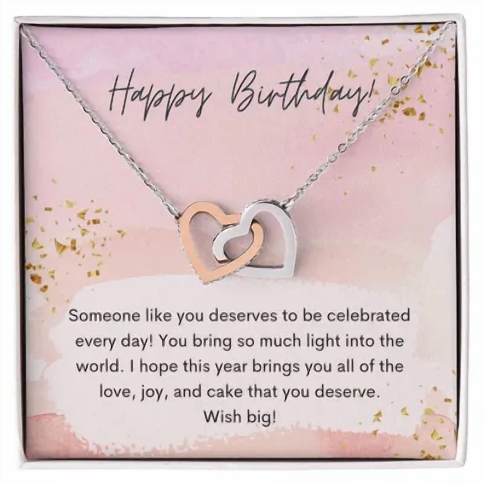 Happy Birthday Pink Swatches, A Loving Keepsake From Loved Ones ...