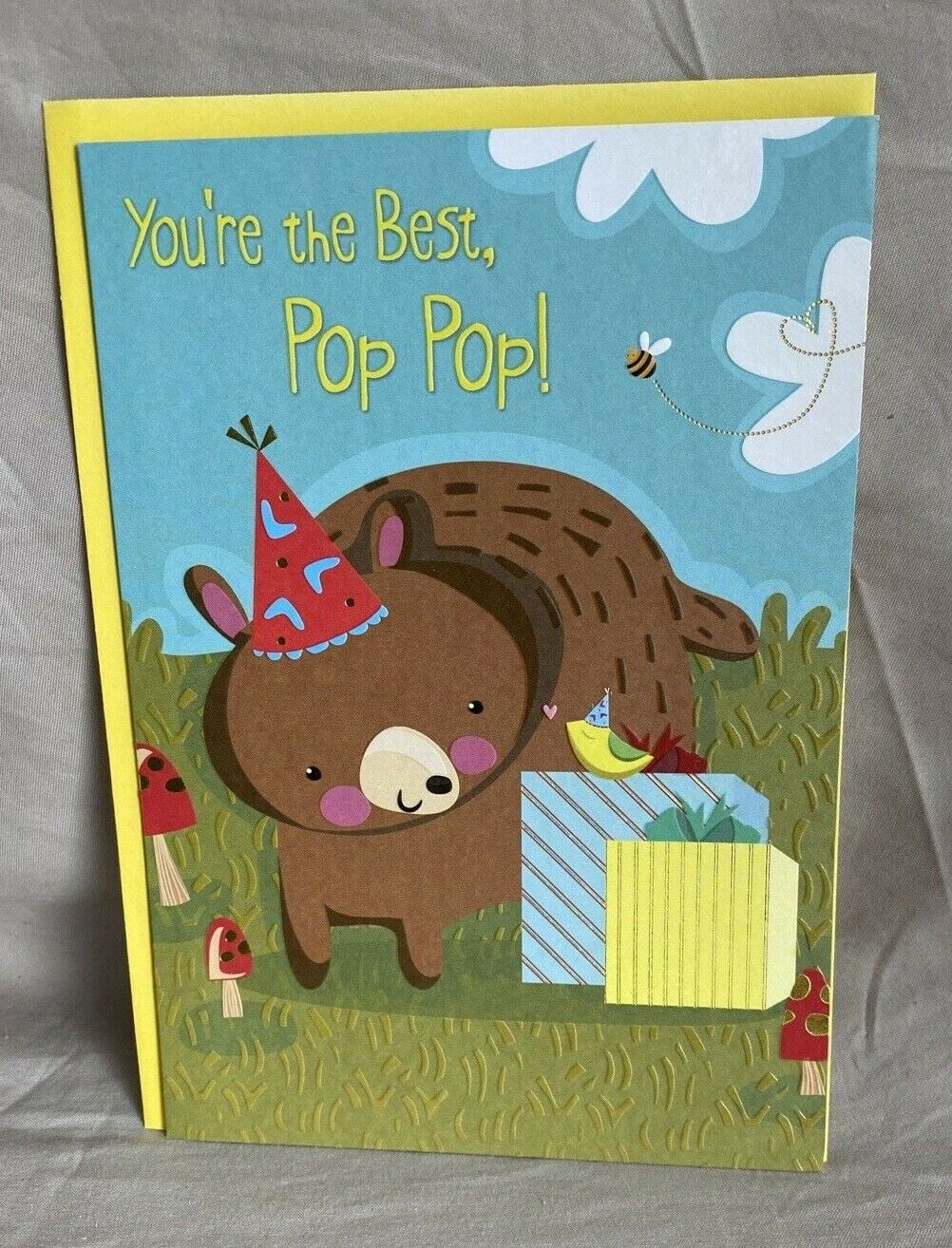 Happy Birthday Pop Pop Greeting Card w/Envelope NEW - Walmart.com