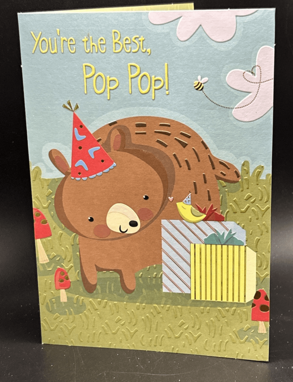 Happy Birthday Pop Pop Greeting Card w/Envelope - Walmart.com