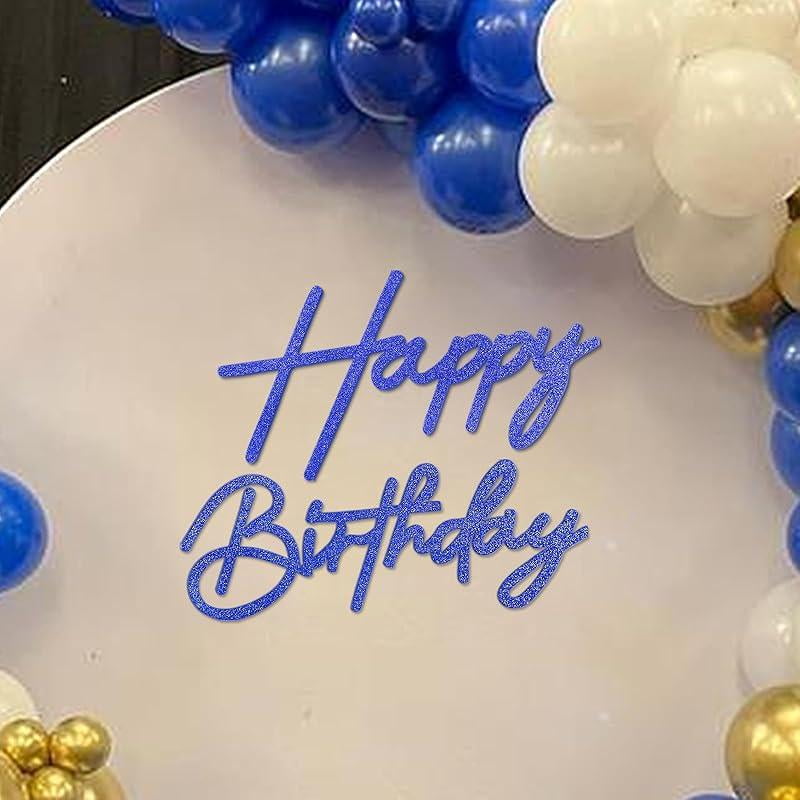 Happy Birthday Sign for Backdrop - Felt Happy Birthday Sign for Balloon ...