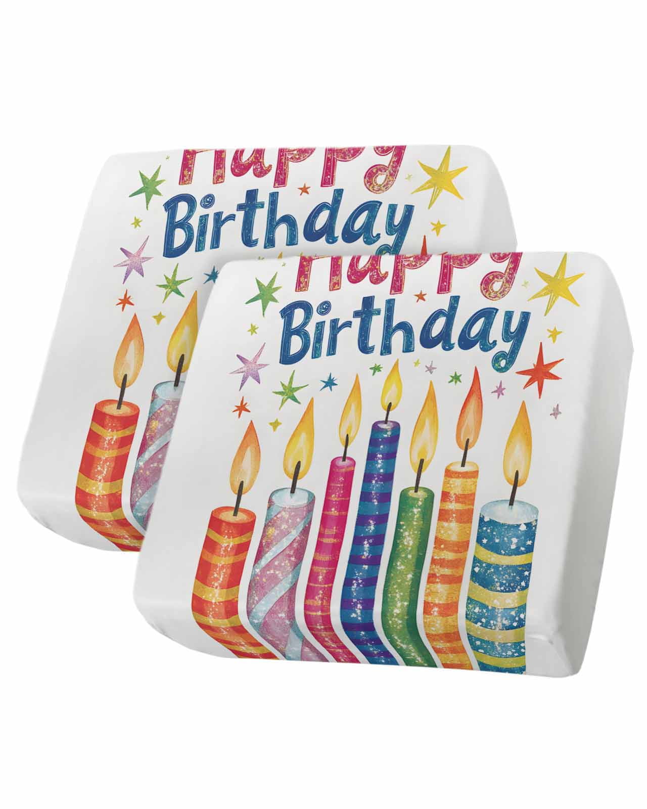 Happy Birthday Sofa Couch Cushion Covers Washable, Removable ...