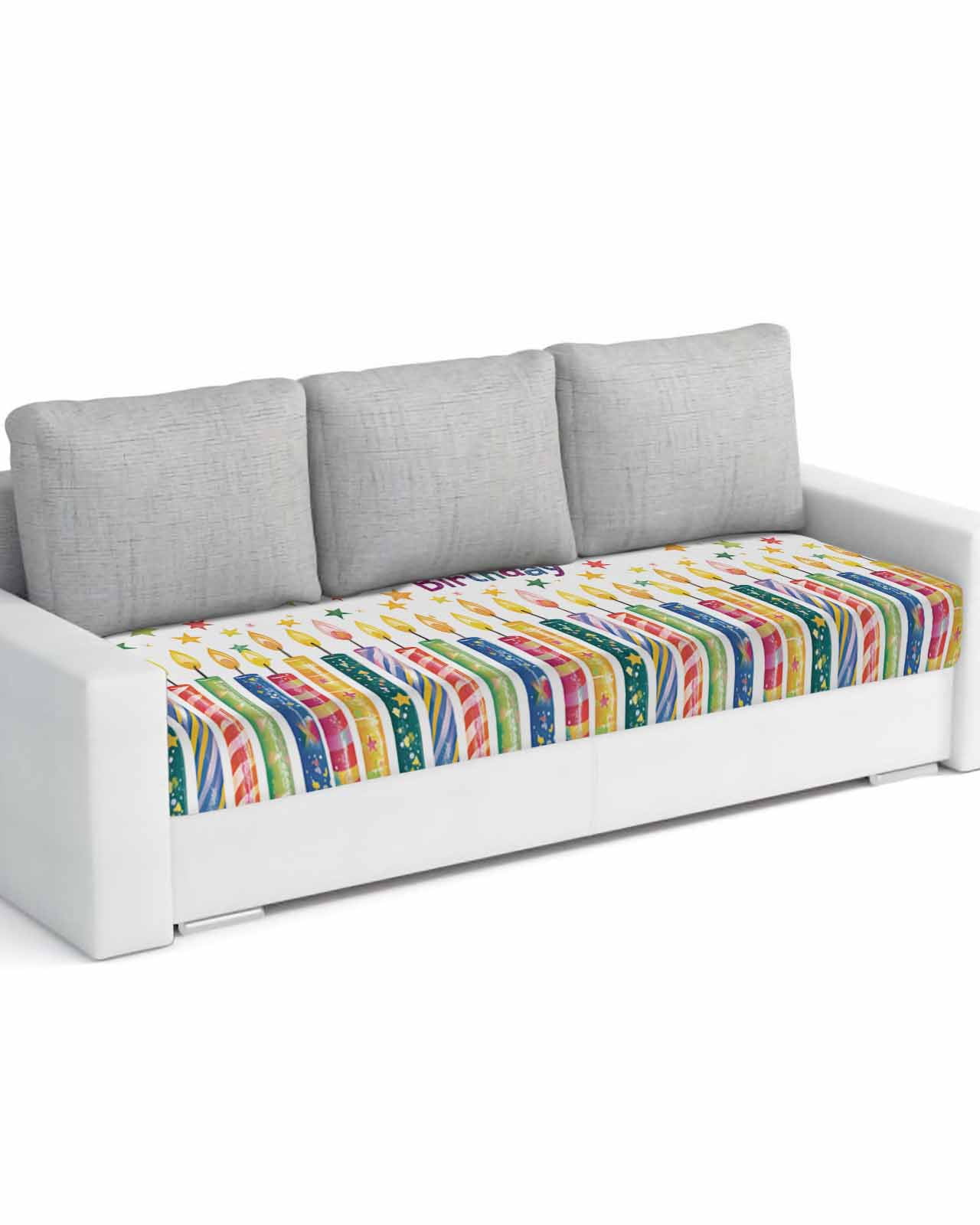 Happy Birthday Sofa Couch Cushion Covers Washable, Removable ...