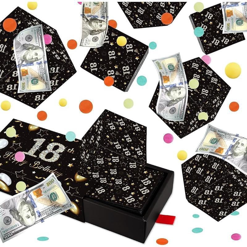 Happy Birthday Surprise Gift Box Explosion for Money - DIY Pop Out ...