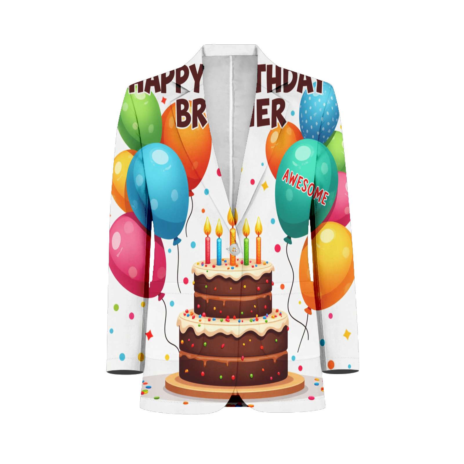 Happy Birthday To Brother Mens Suits Shawl Collar Slim Fit Suit Mens ...