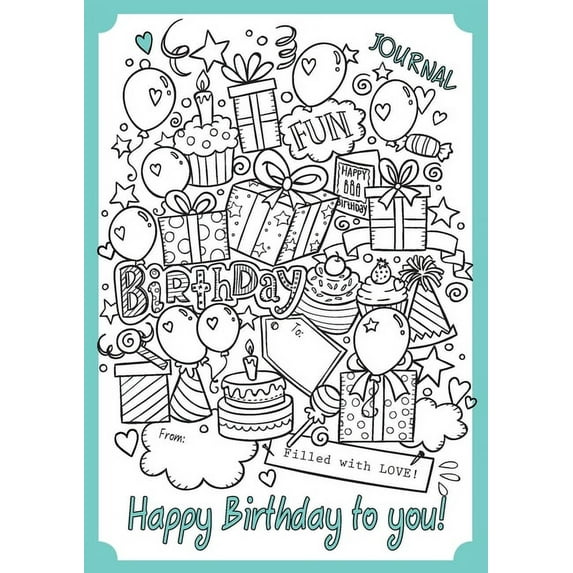 Happy Birthday To You: A Birthday gift book, ready to personalize ...