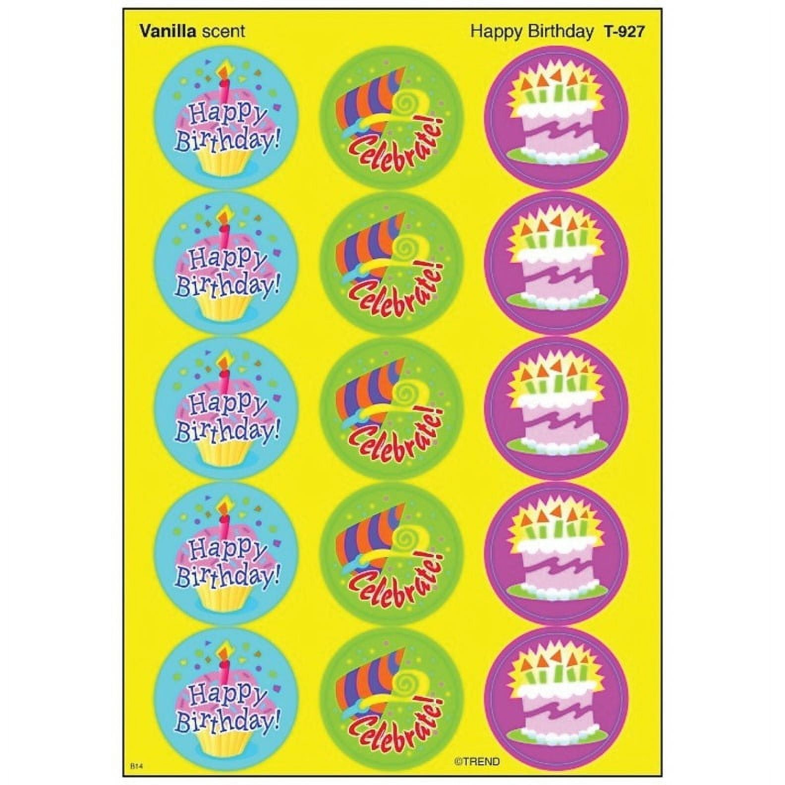 Trend Enterprises Inc. T-927 Stinky Stickers Happy Birthday - Walmart.com