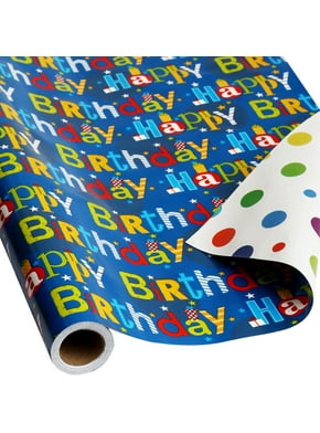 Birthday Wrapping Paper in Wrapping Paper - Walmart.com
