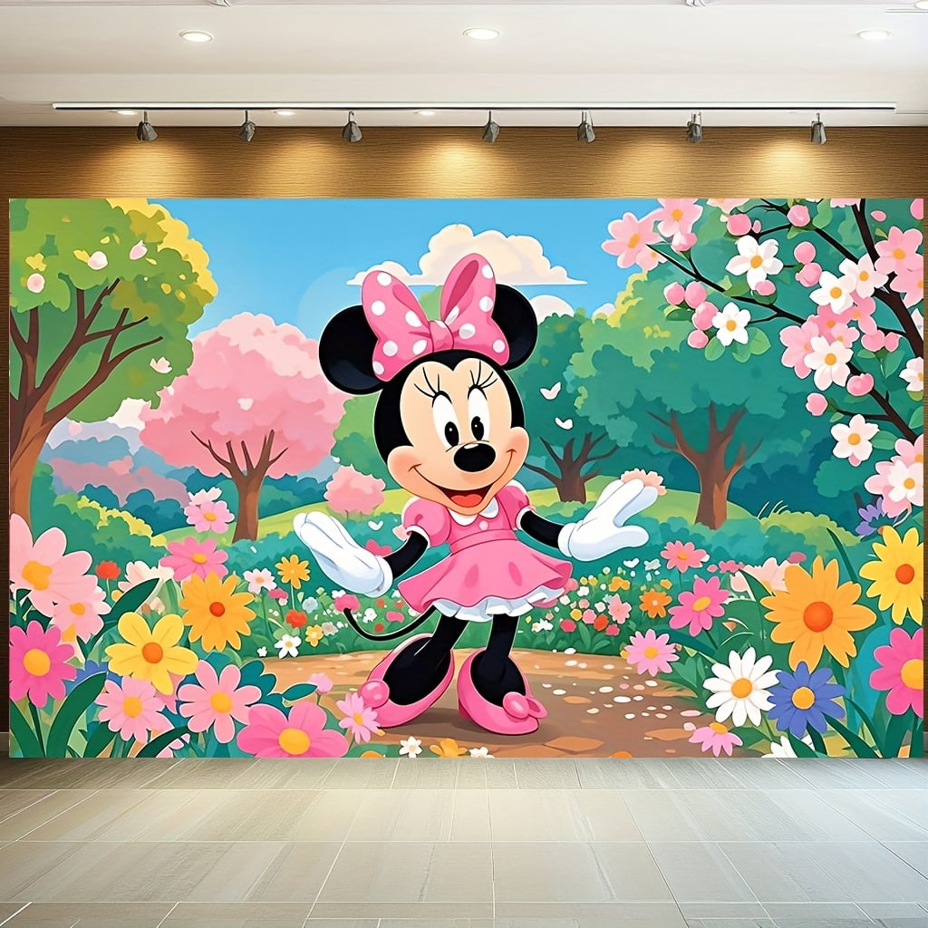 Happy Birthday banners with Mickey Mouse, Minnie, Donald Duck Party ...