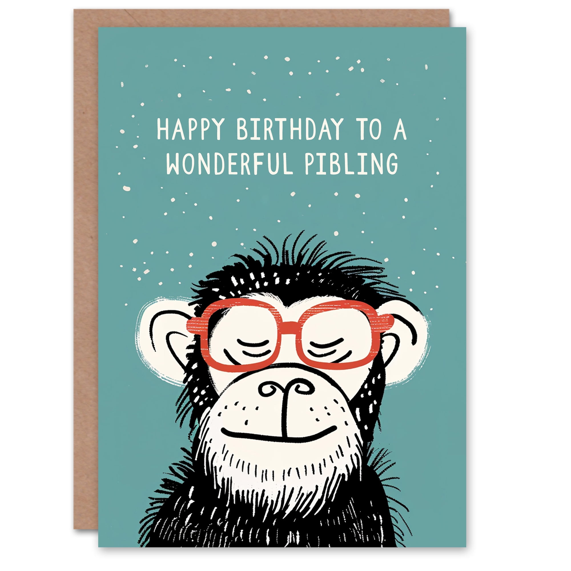 Happy Birthday to a Wonderful Pibling Cheeky Chimp Nerd Chimpanzee ...