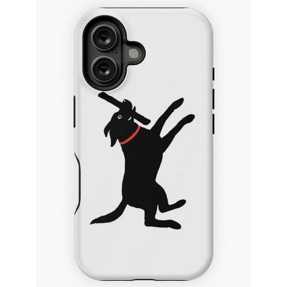 Happy Black Lab Running Dog Cute Cartoon Pet Phone Case for iPhone 11 ...