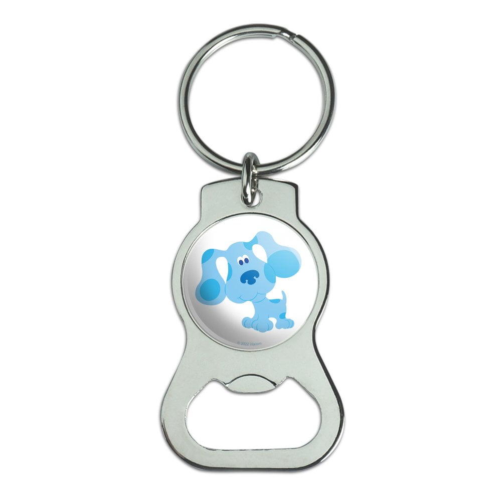 Happy Blue's Clues Keychain with Bottle Cap Opener - Walmart.com