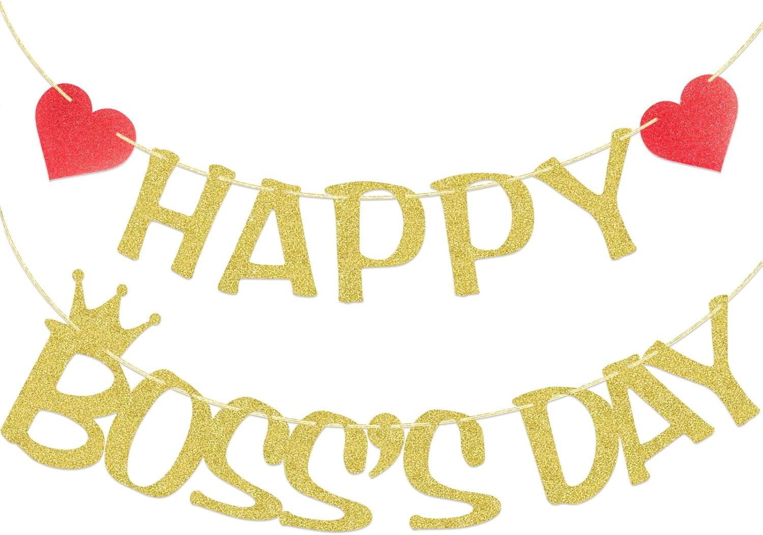Happy Boss's Day Banner, Pre-strung Best Boss Ever Banner For ...
