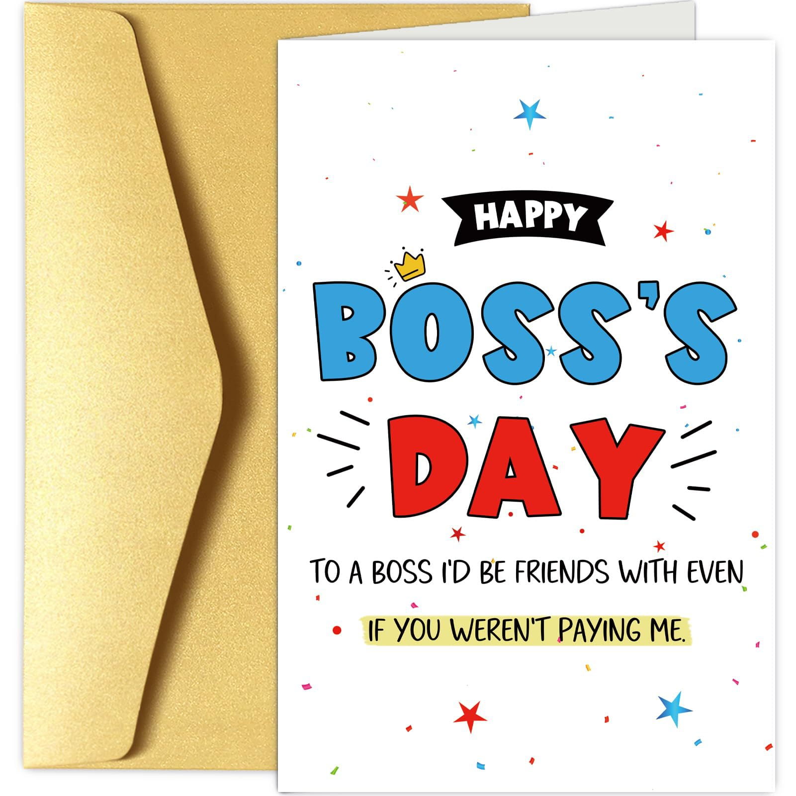 Happy Boss's Day Card – Fun & Friendly Design for Great Bosses ...