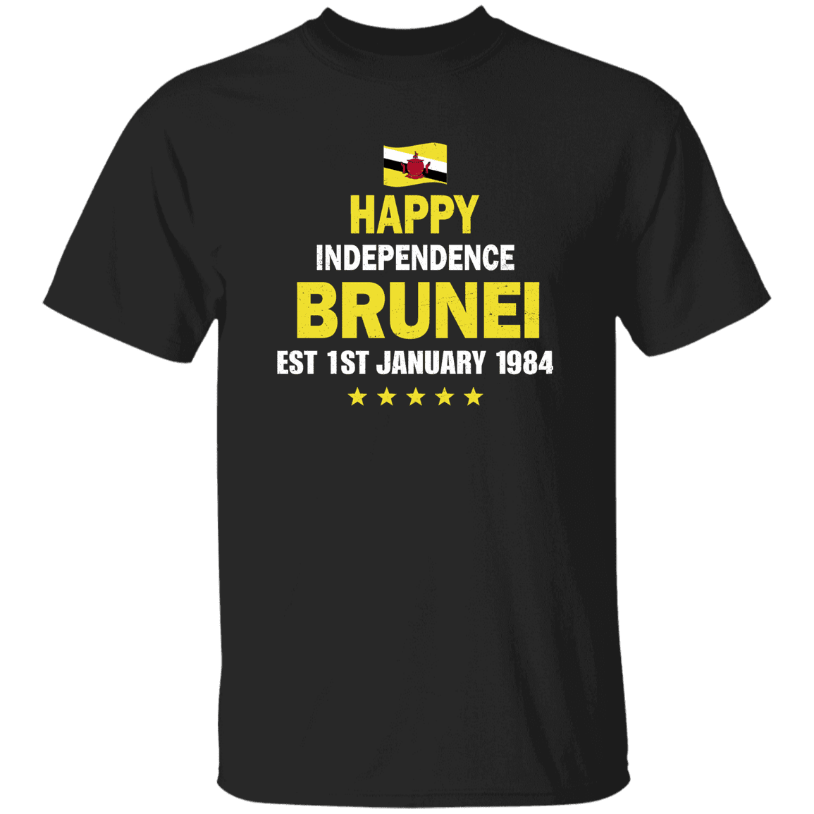 Happy Brunei Flag Day Est 1St January 1984 Bruneian Proud Independence ...