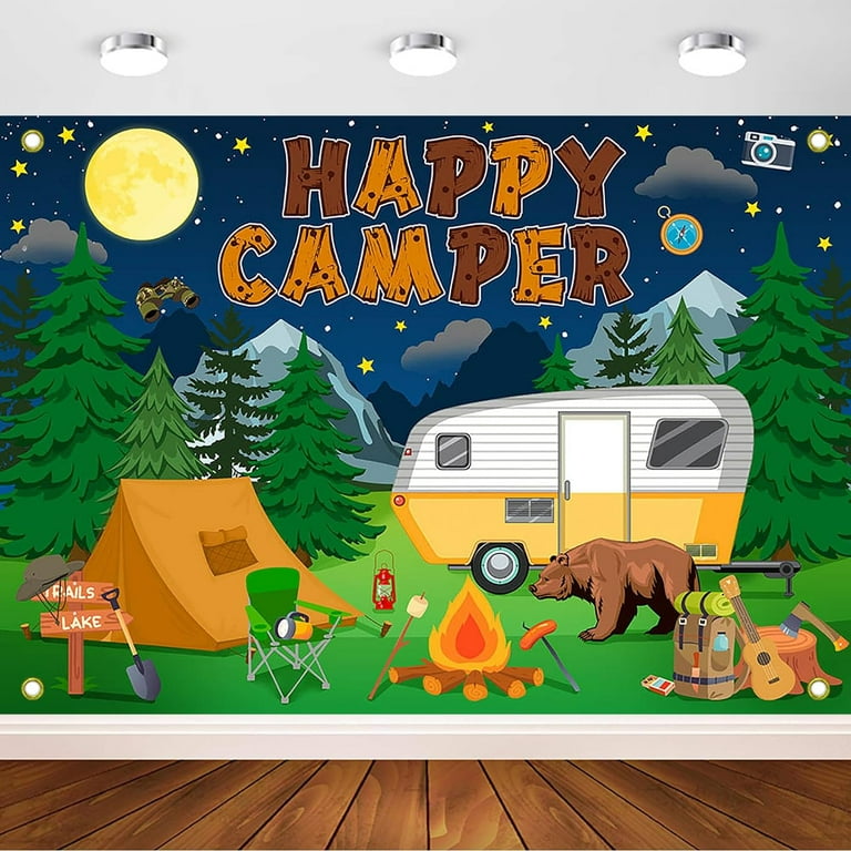 Camping Baby Shower Clip Art